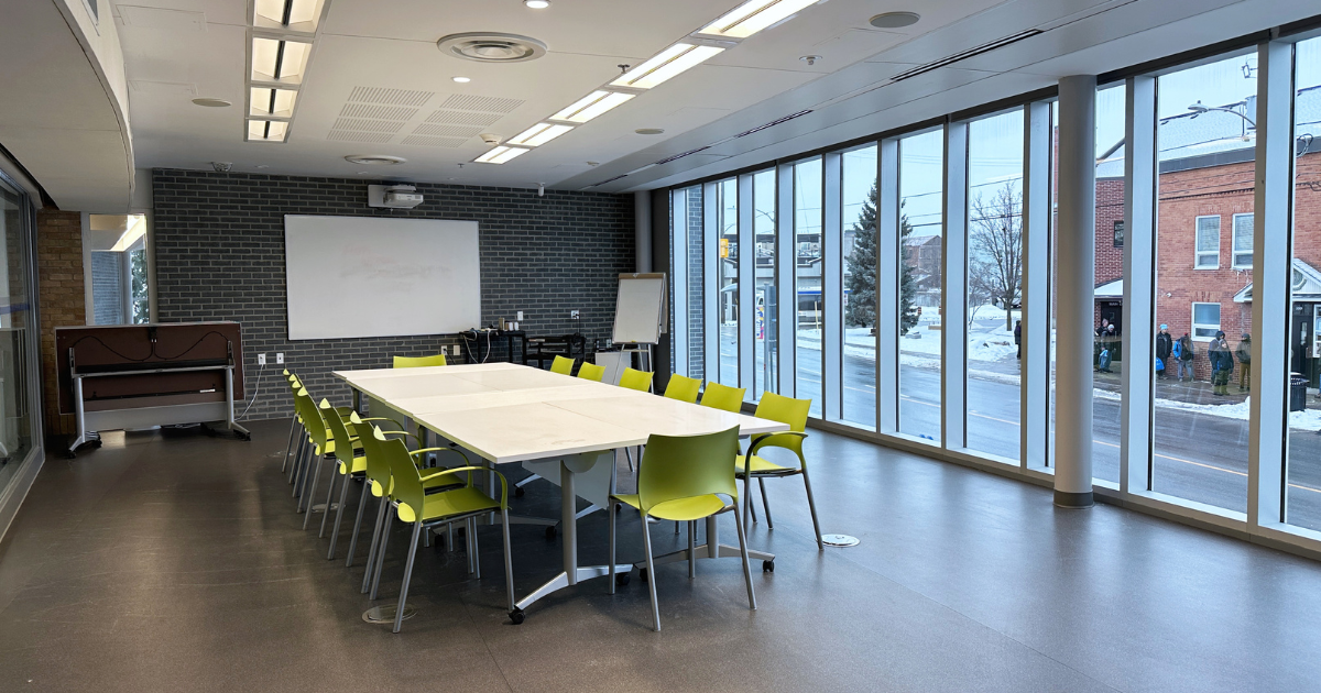 Rental Room Setup Options | Peterborough Public Library